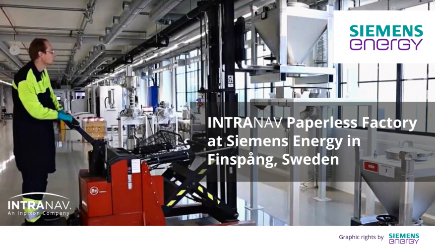 INTRANAV Paperless Factory at Siemens Energy in Finspång, Sweden ...